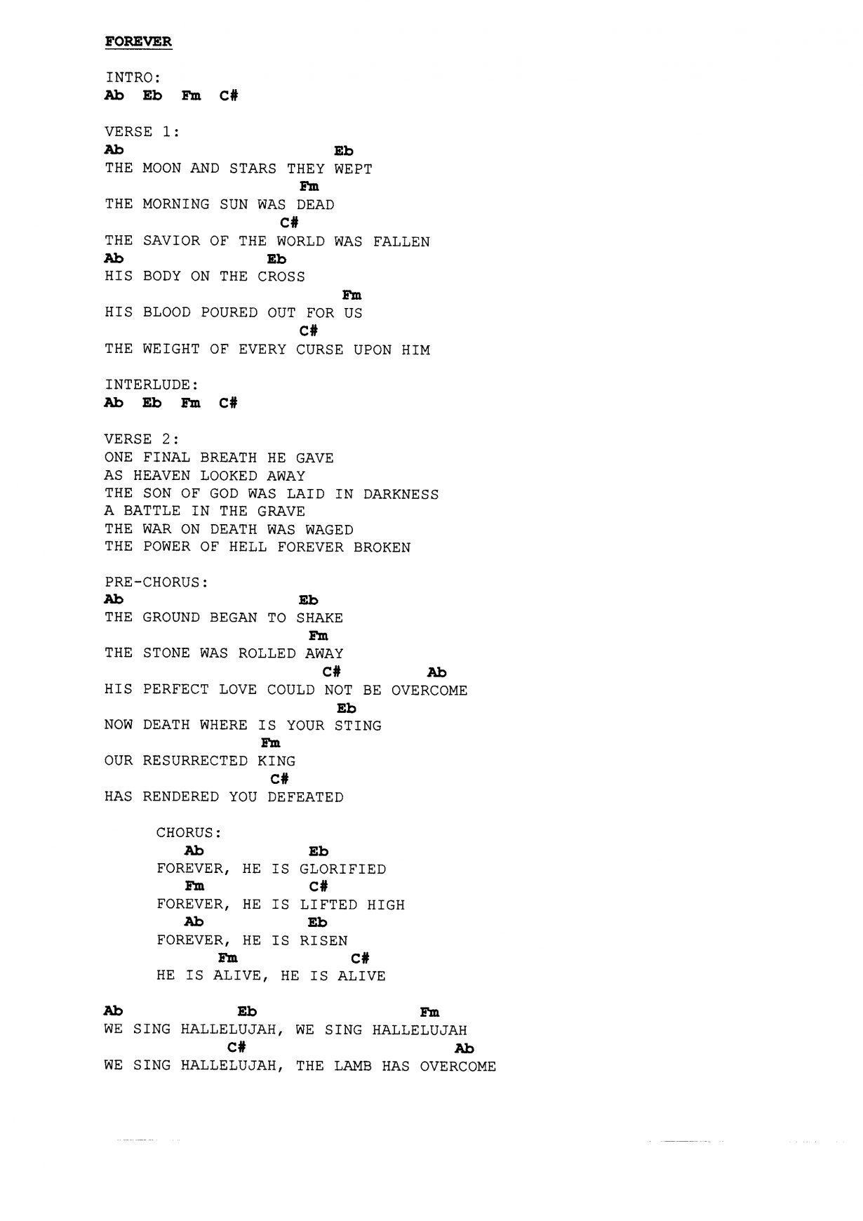 Forever Kari Jobe Chords Dietamed Info